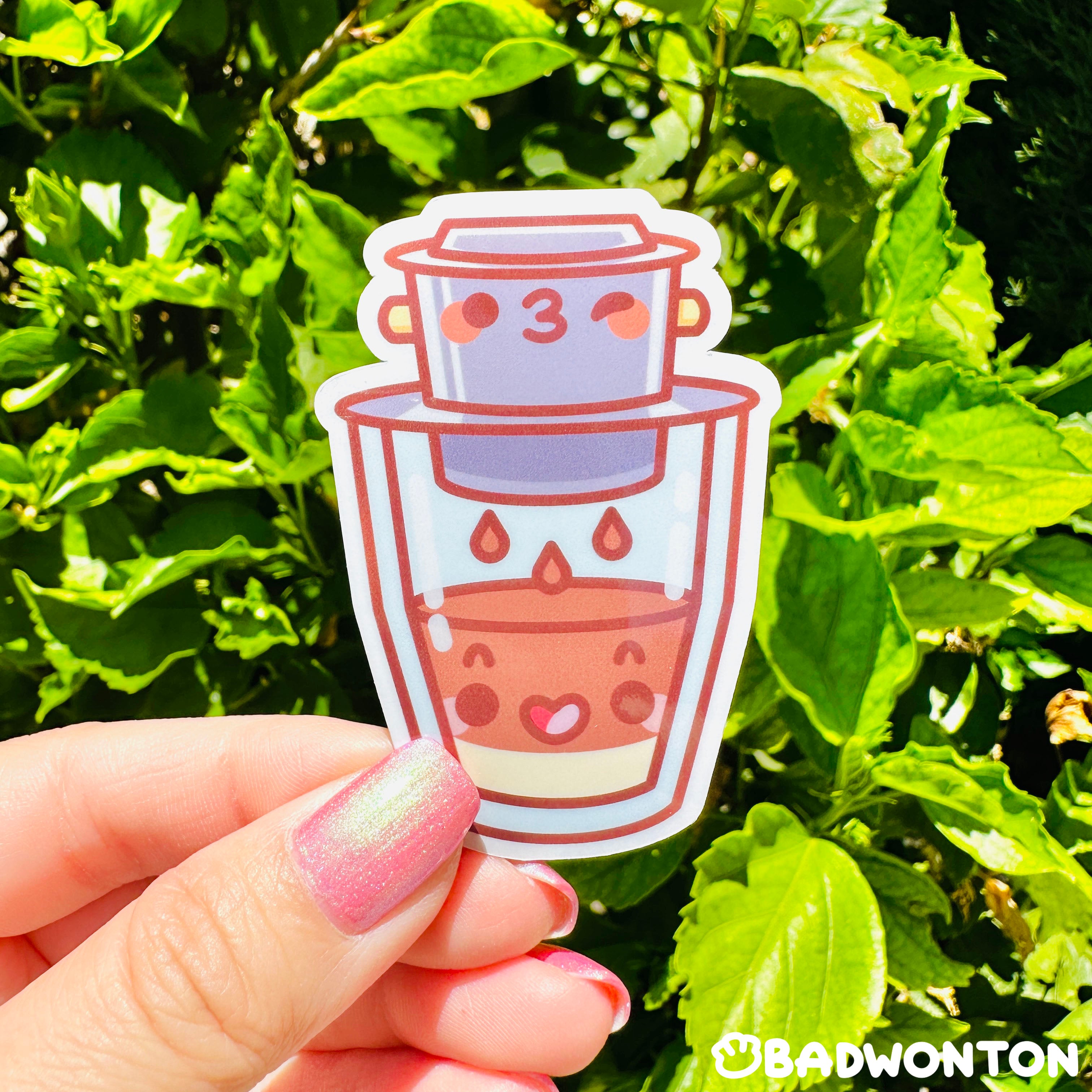 Vietnamese Coffee Ca Phe Sua Da Sticker – badwonton