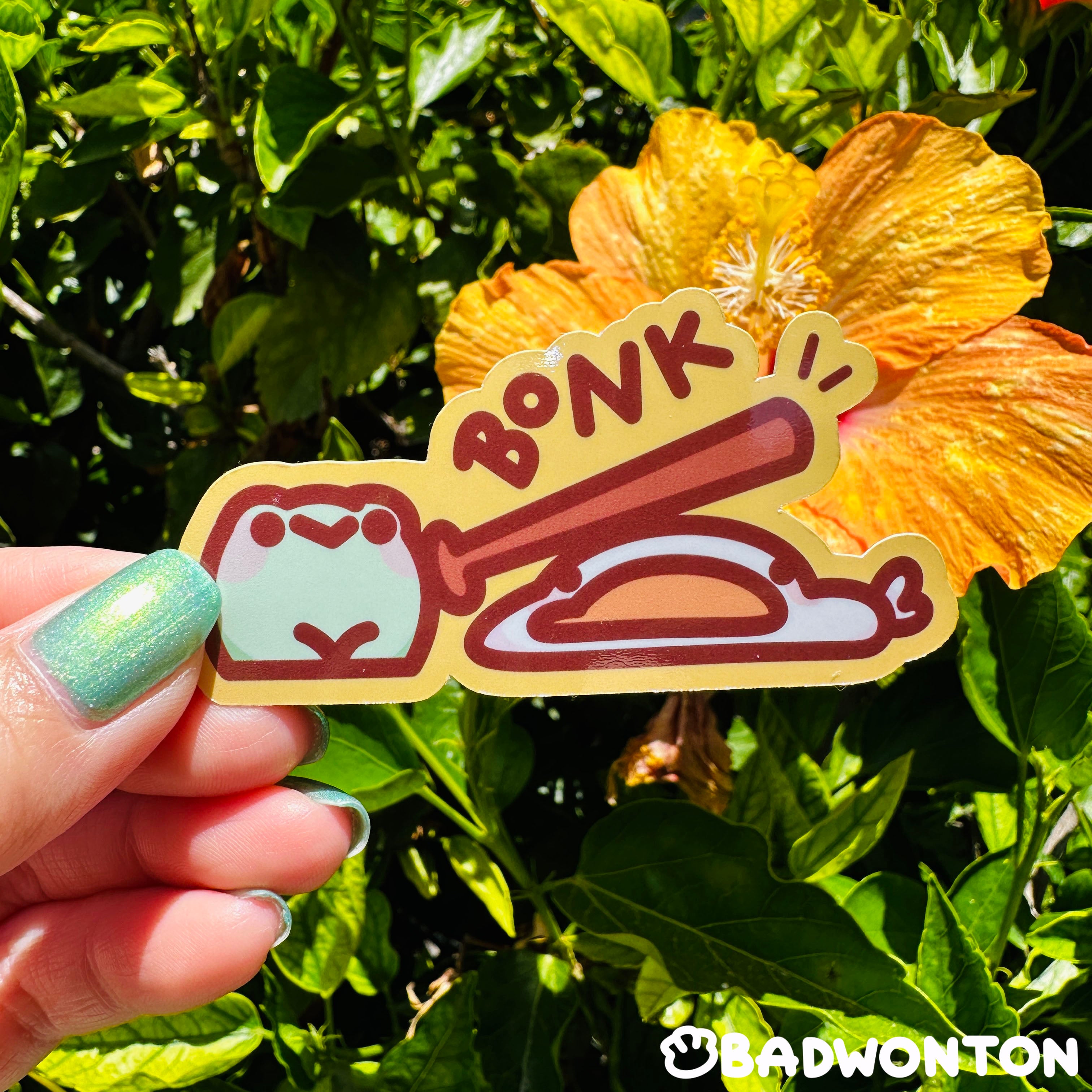 Froggo & Goose BONK Sticker – badwonton