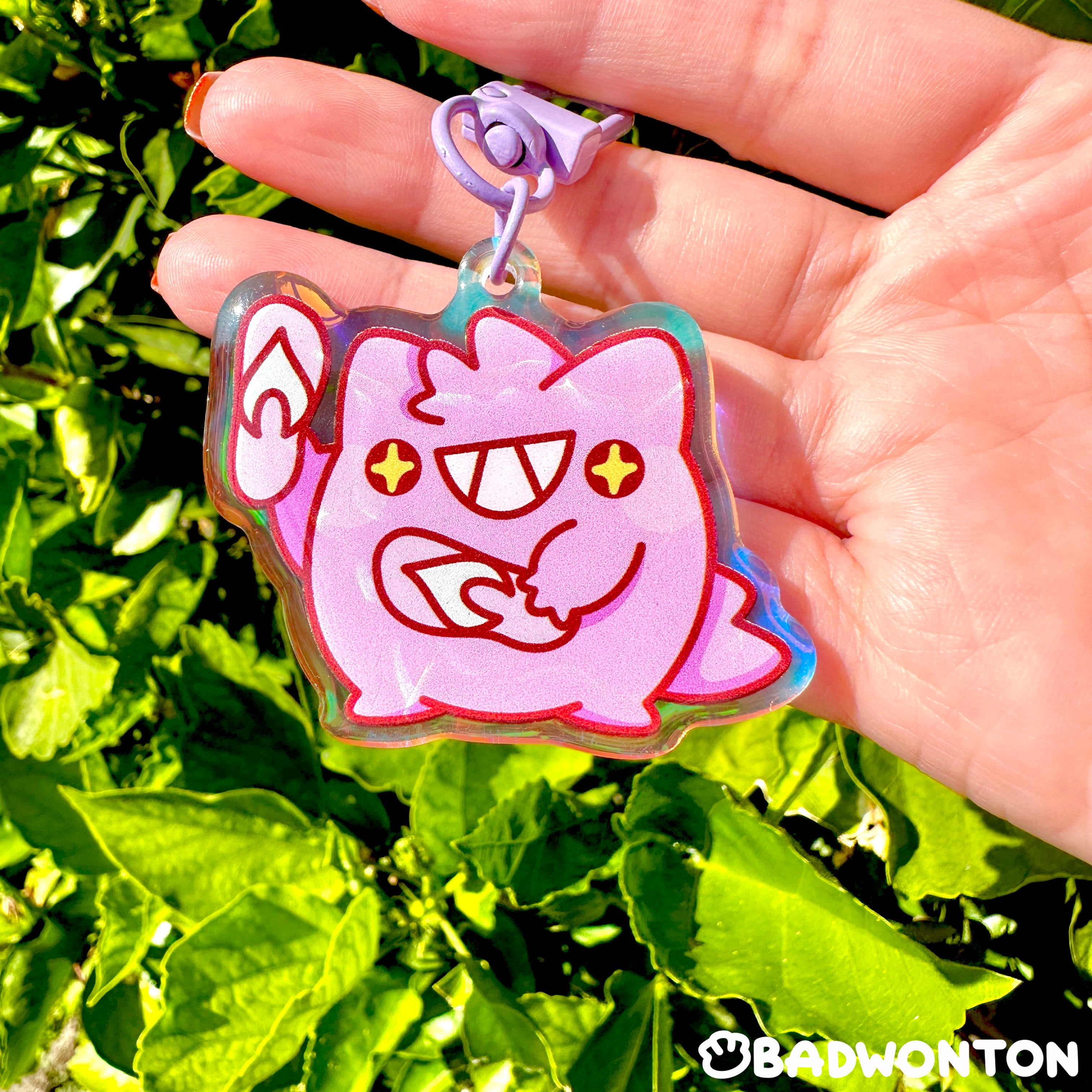 Gengar Chancla Rainbow Acrylic Keychain – badwonton