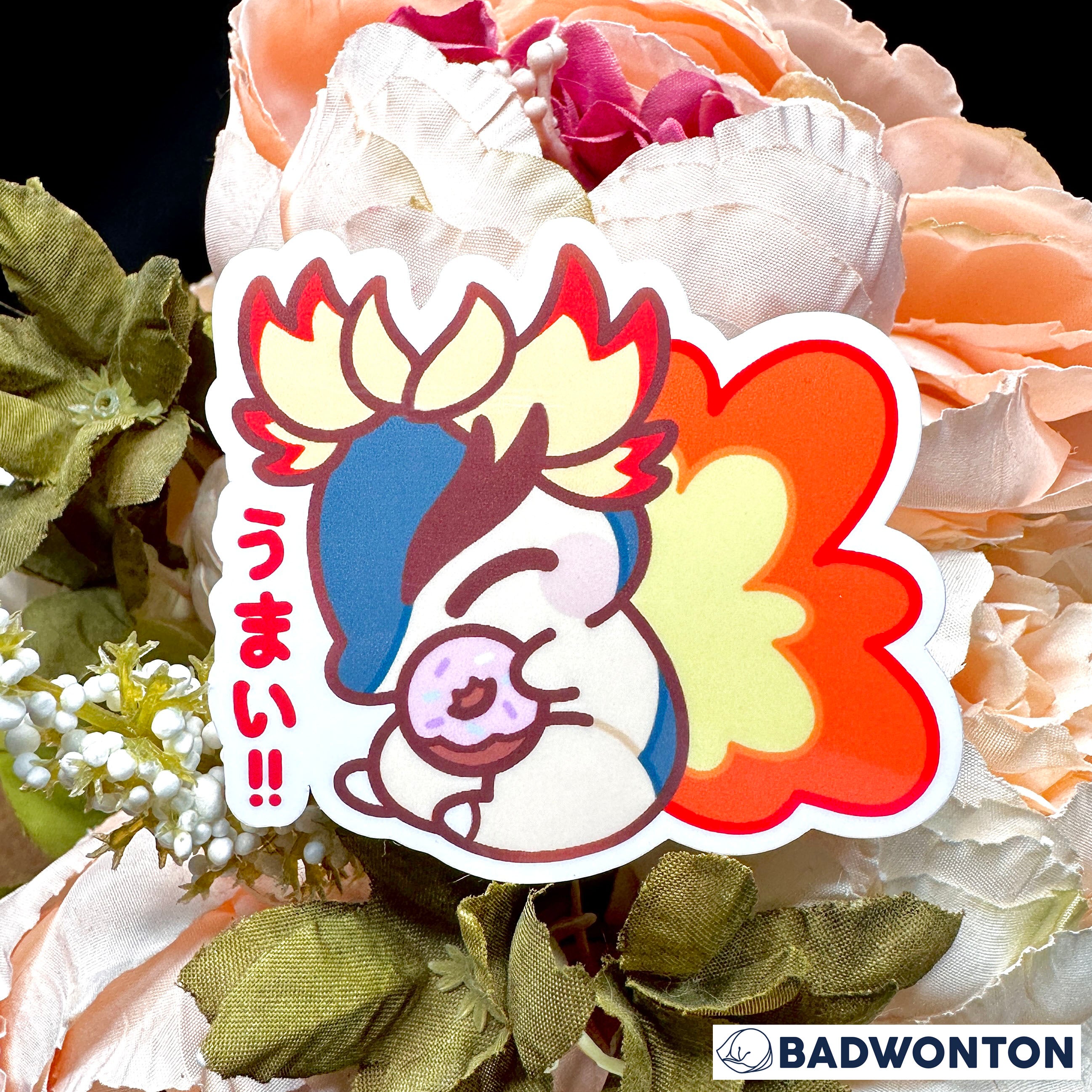 Cyndaquil Rengoku Donut Umai Sticker – badwonton